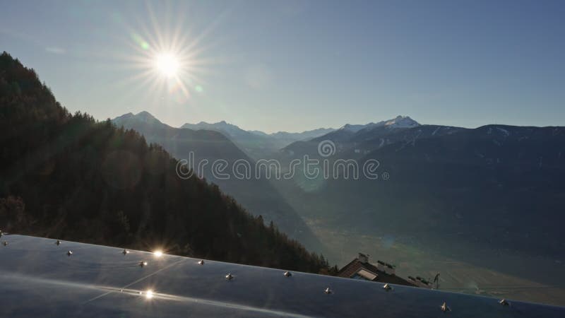 An Infinity Pool Merges Seamlessly with the Winter Mountain Terrain ...