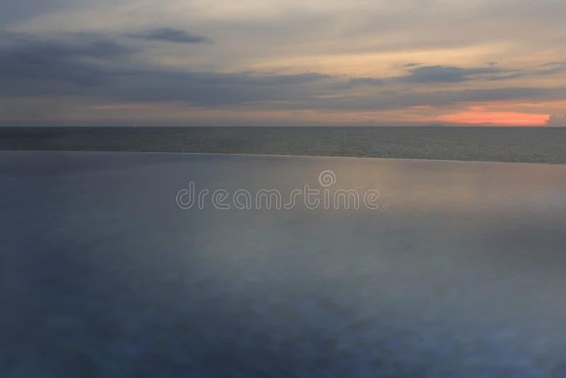Infinity Pool at Sunset in Koh Phi Phi Don Island in Krabi, Thailand ...