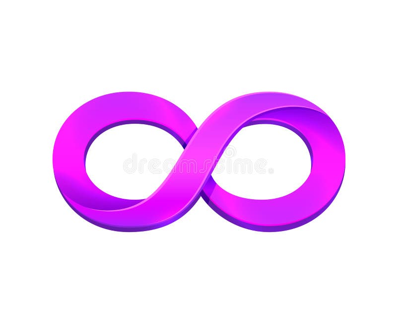 Pink And Purple Infinity Sign