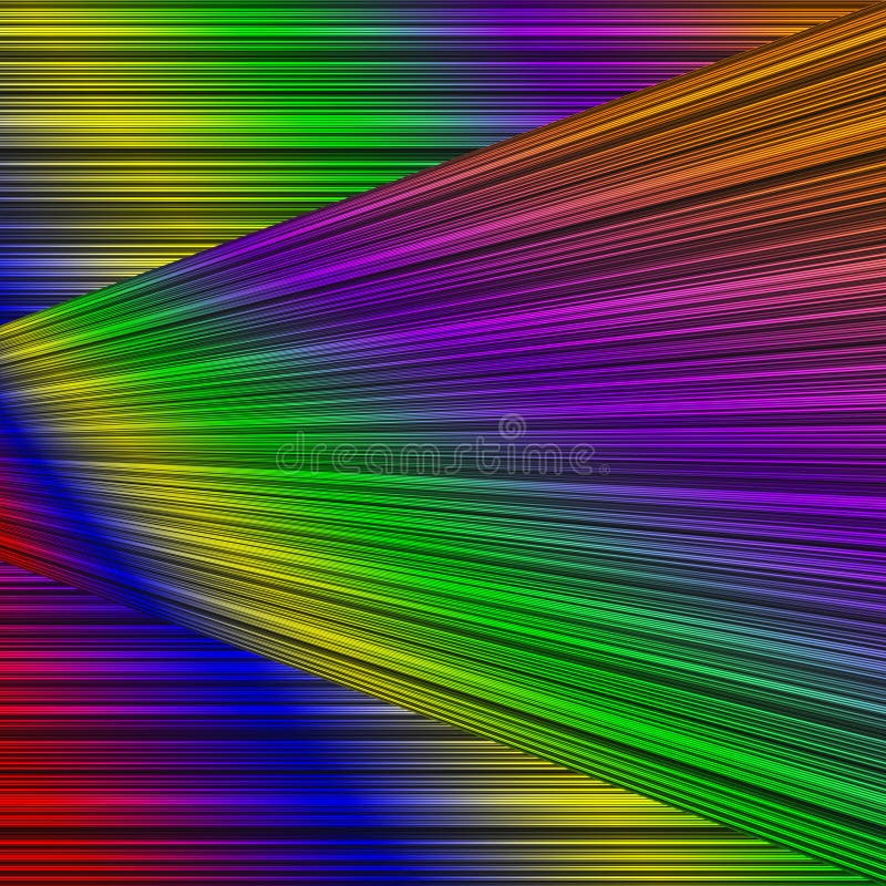 Into an infinity rainbow stock illustration. Illustration of pattern ...