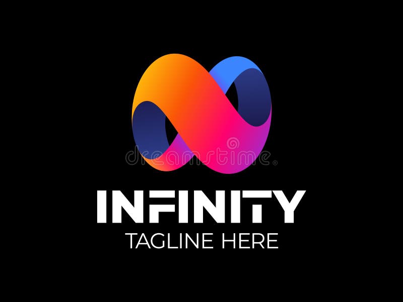 Infinity Ribbon Logo Vector. Abstract Infinity Logo Template Design ...