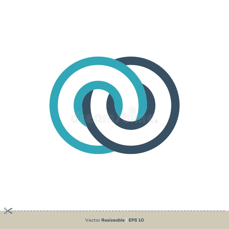 Infinity Rings Icon Vector Logo Template Illustration Design. Vector ...