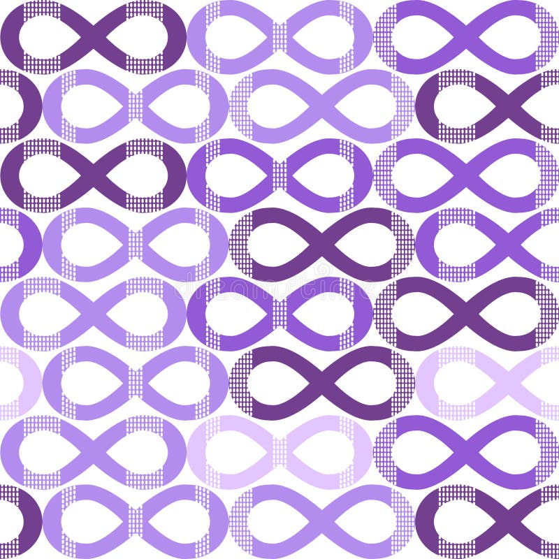 Infinity Seamless Pattern stock vector. Illustration of ribbon - 110747161