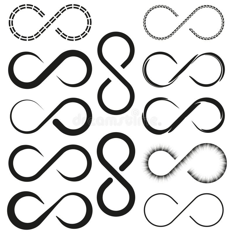 Infinity Motion Solution Initial a Stock Vector - Illustration of ...