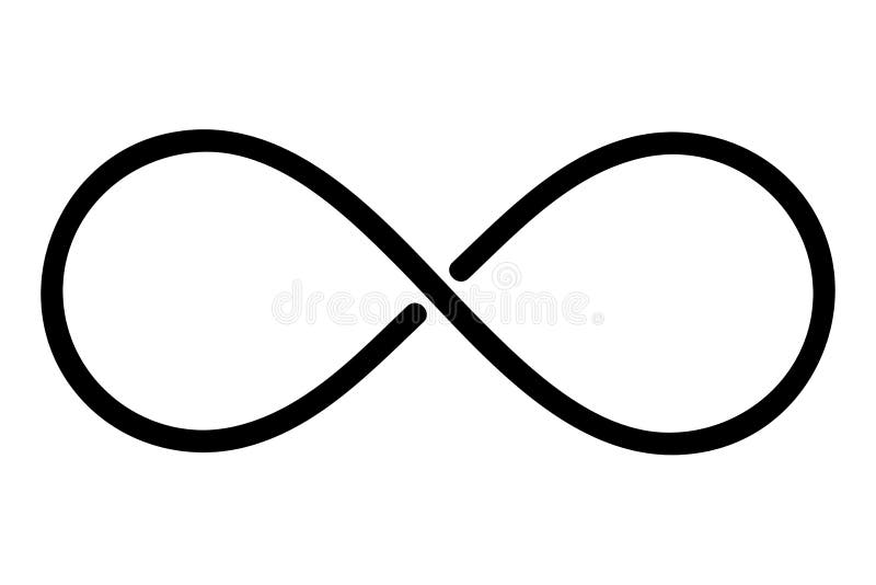 Infinity Black White Stock Illustrations – 21,087 Infinity Black White ...