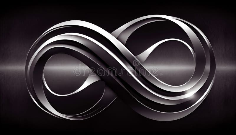 Infinity Sign 3d. Generative AI Stock Illustration - Illustration of ...