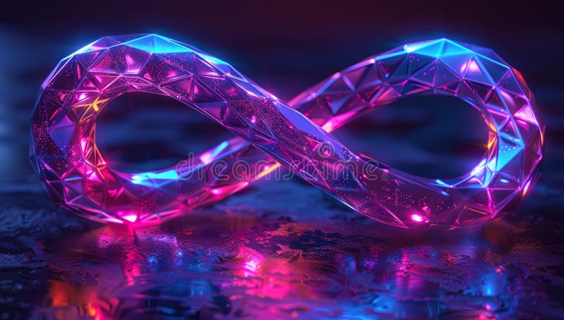 Infinity Sign, Energy of Space and Time Stock Illustration ...