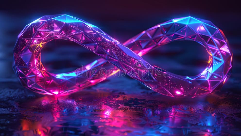 Infinity Sign, Energy of Space and Time Stock Illustration ...