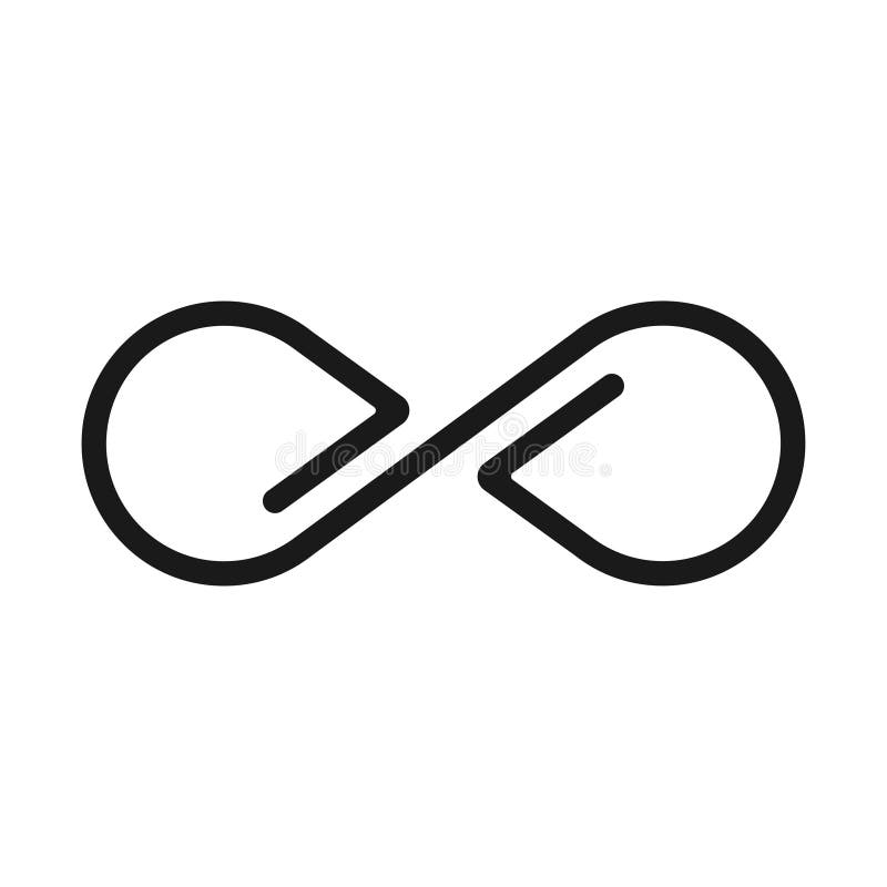 Infinity Limitless Eight Endless Logo Stock Vector - Illustration of ...