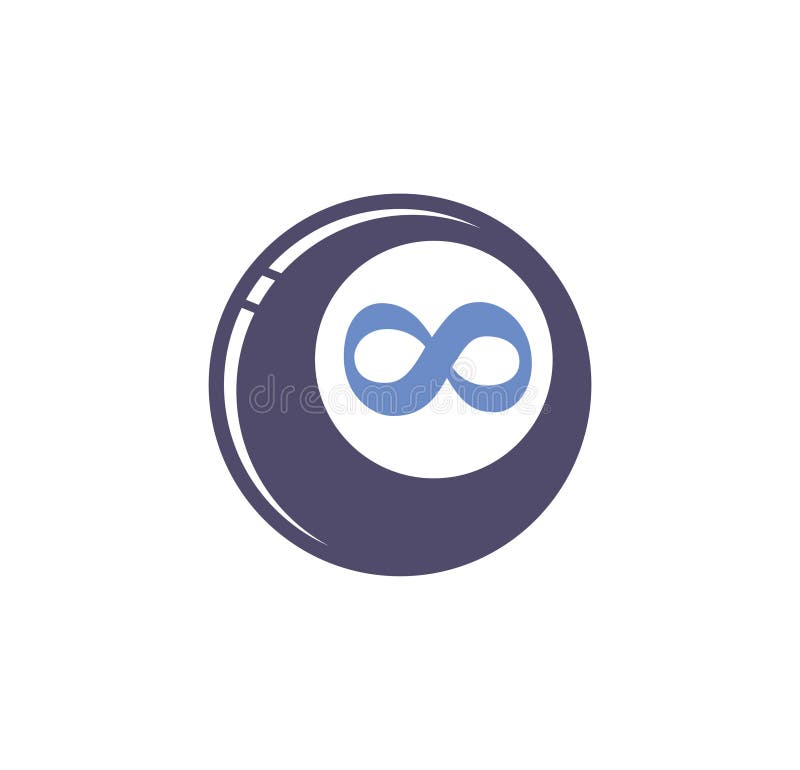 Infinity Sign Icon on Background for Graphic and Web Design. Creative ...