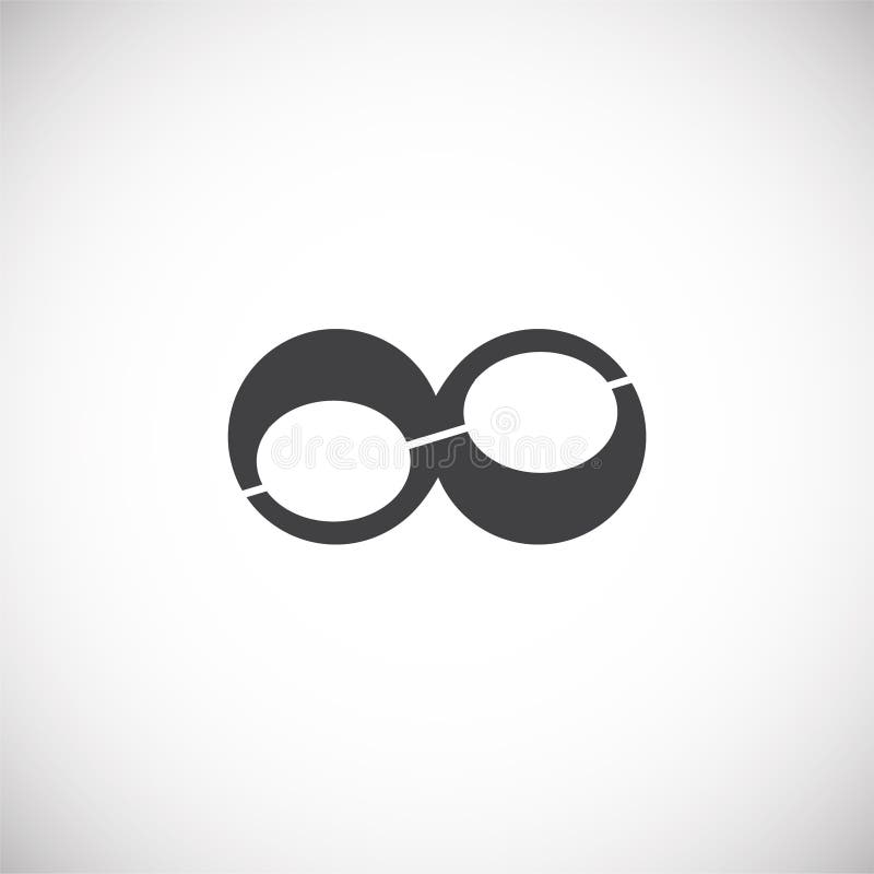 Infinity Sign Icon on Background for Graphic and Web Design. Creative ...