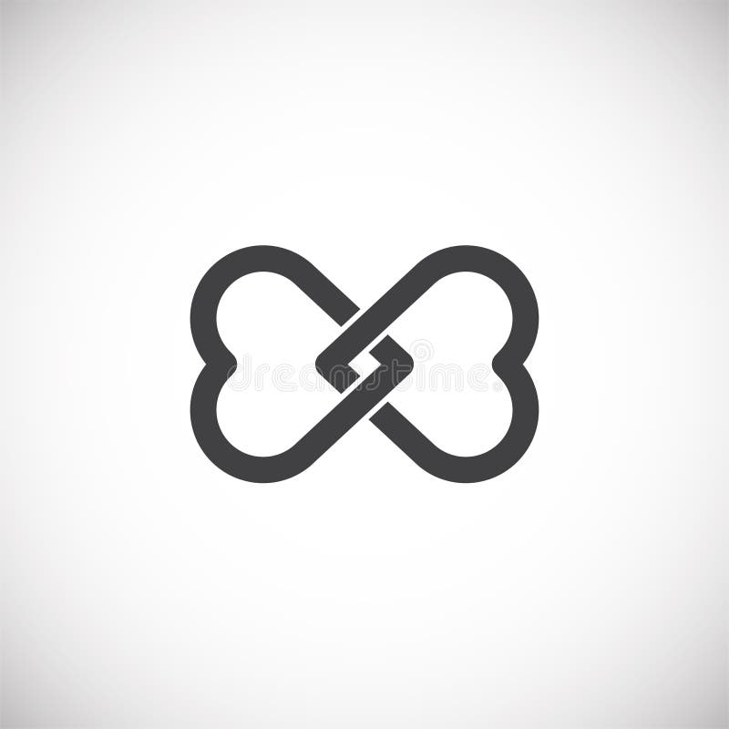 Infinity Sign Icon on Background for Graphic and Web Design. Creative ...