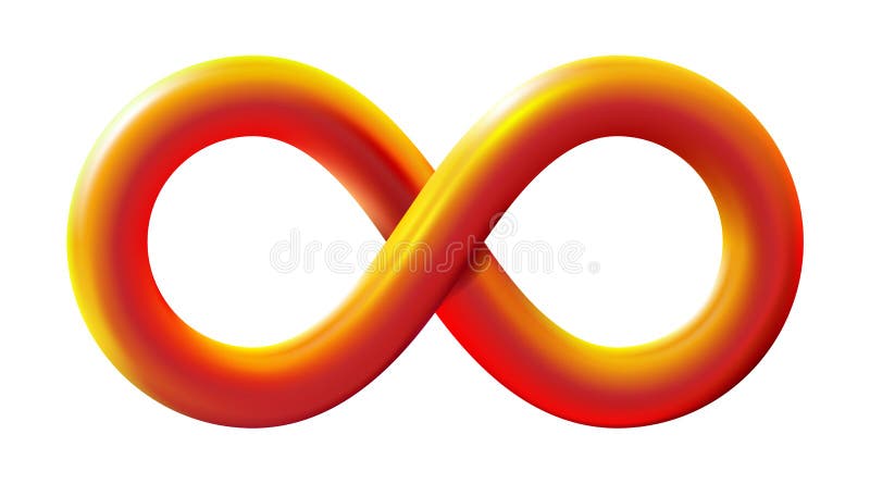 Mobius strip stock illustration. Illustration of chrome - 11089317