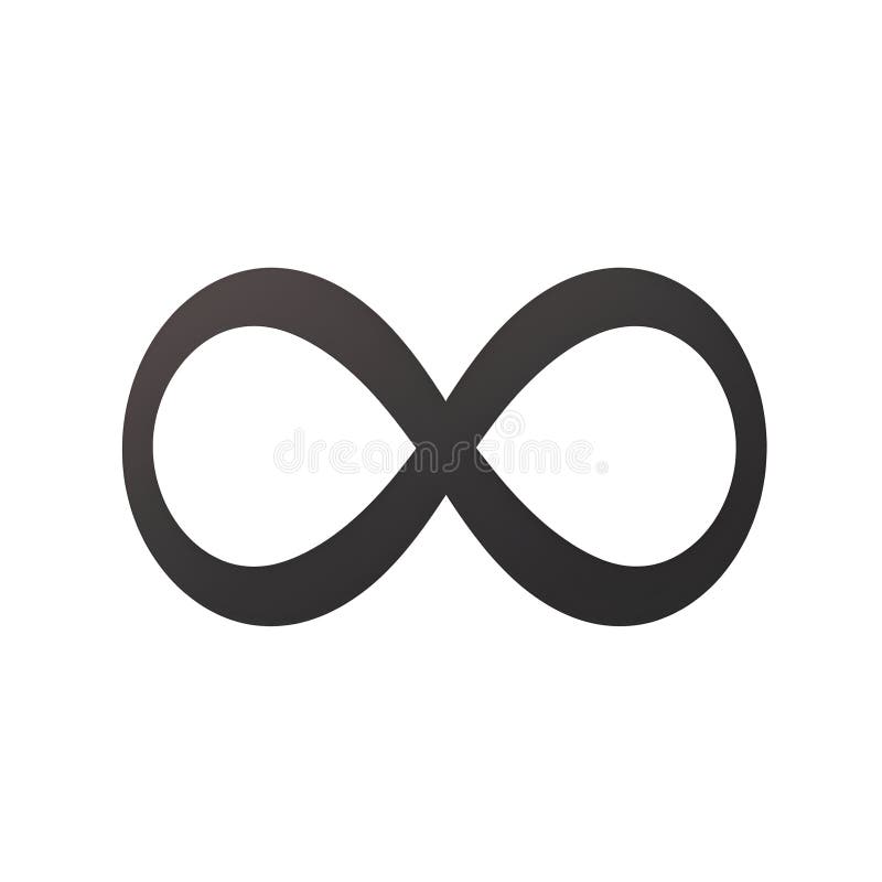 Infinity Sign Icon Vector Isolated on White Background for Your Web and ...
