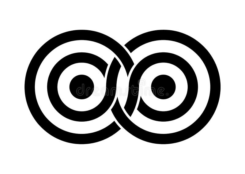 Infinite Warping Concentric Circles and Squares Seamless Repeat Pattern ...