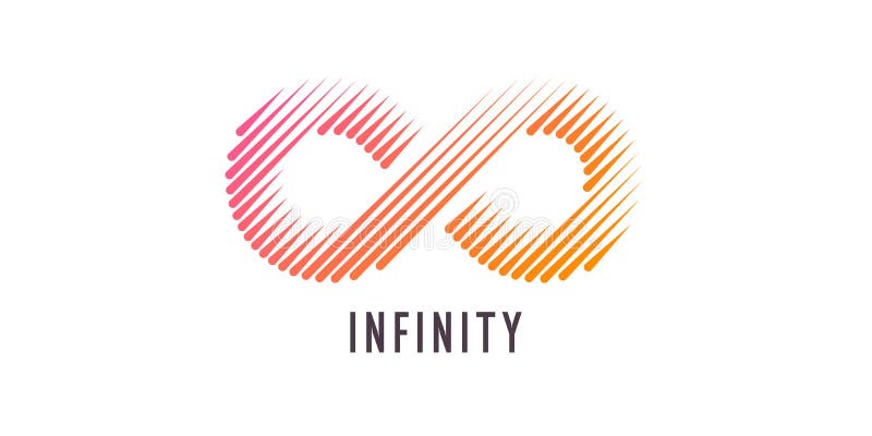 The Infinity Sign in the Modern Graphics. Stock Vector - Illustration ...