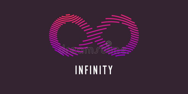 The Infinity Sign in the Modern Graphics. Stock Vector - Illustration ...