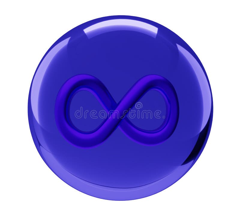 Infinity Sign or Symbol in Glass Ball Stock Photo - Illustration of ...