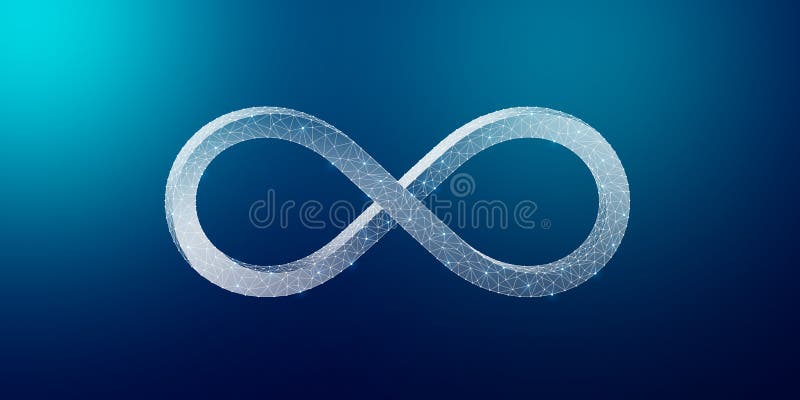 Infinity sign from the web stock photo. Image of curve - 245588196
