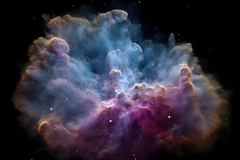 Infinity of Space, Cosmic Nebula Stars Planets, Collision of Stars ...