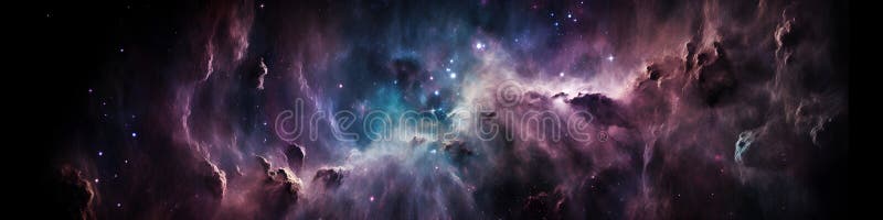 Infinity of Space, Cosmic Nebula Stars Planets, Collision of Stars ...