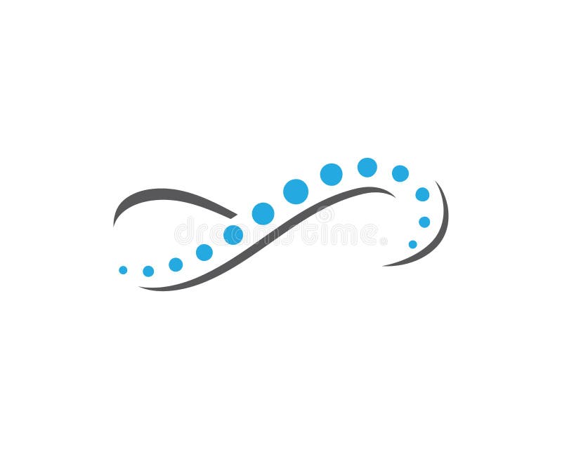 Infinity Spine Diagnostics Symbol Stock Vector - Illustration of ...
