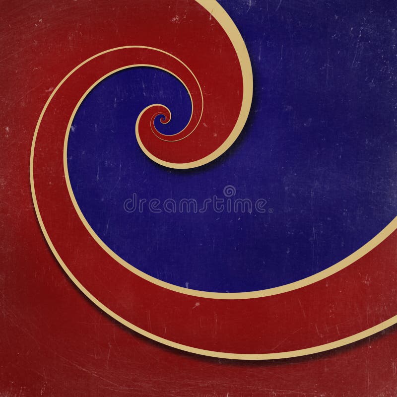 Infinity Spiral Grunge Background Stock Illustration - Illustration of ...