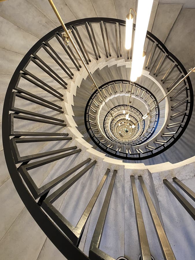 Infinity staircase stock image. Image of tire, metal - 360372089