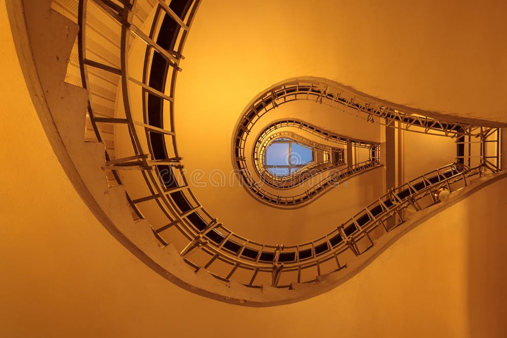 Infinity stairs stock photo. Image of illuminated, arch - 47915222