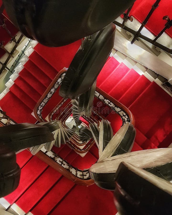 Infinity stairs stock photo. Image of barcelona, hotel - 118349474