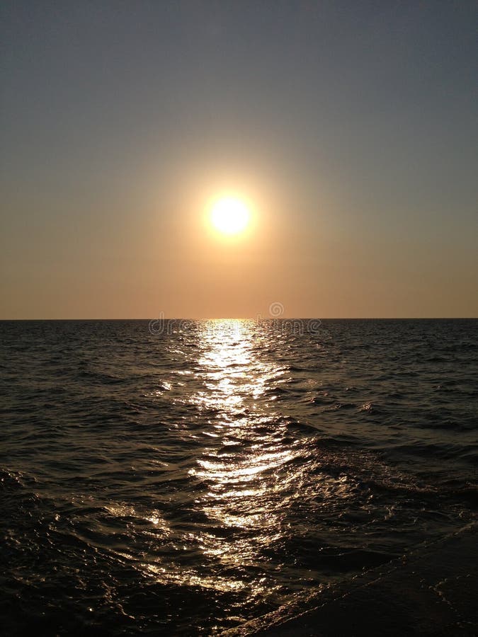 Infinity sunset stock photo. Image of vacation, silhouette - 44741654