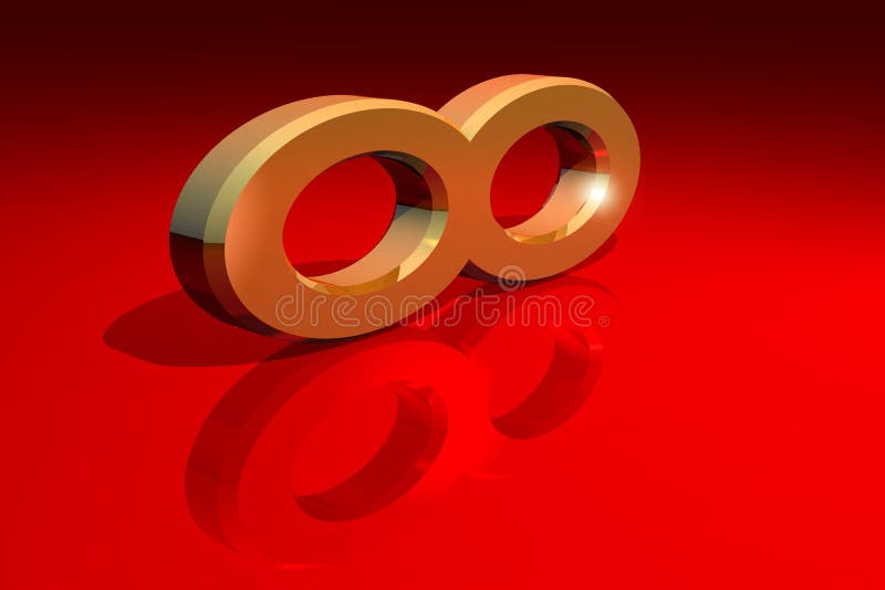 Infinity symbol stock illustration. Illustration of forever - 11947627