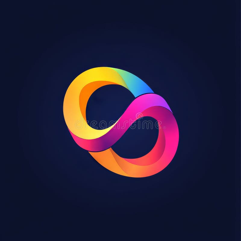 Infinity Symbol on Abstract Background. Vector Illustration. Eps 10 ...