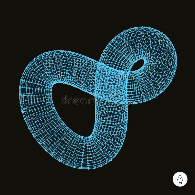 Infinity Symbol. Abstract 3d Design Element Stock Vector - Illustration ...