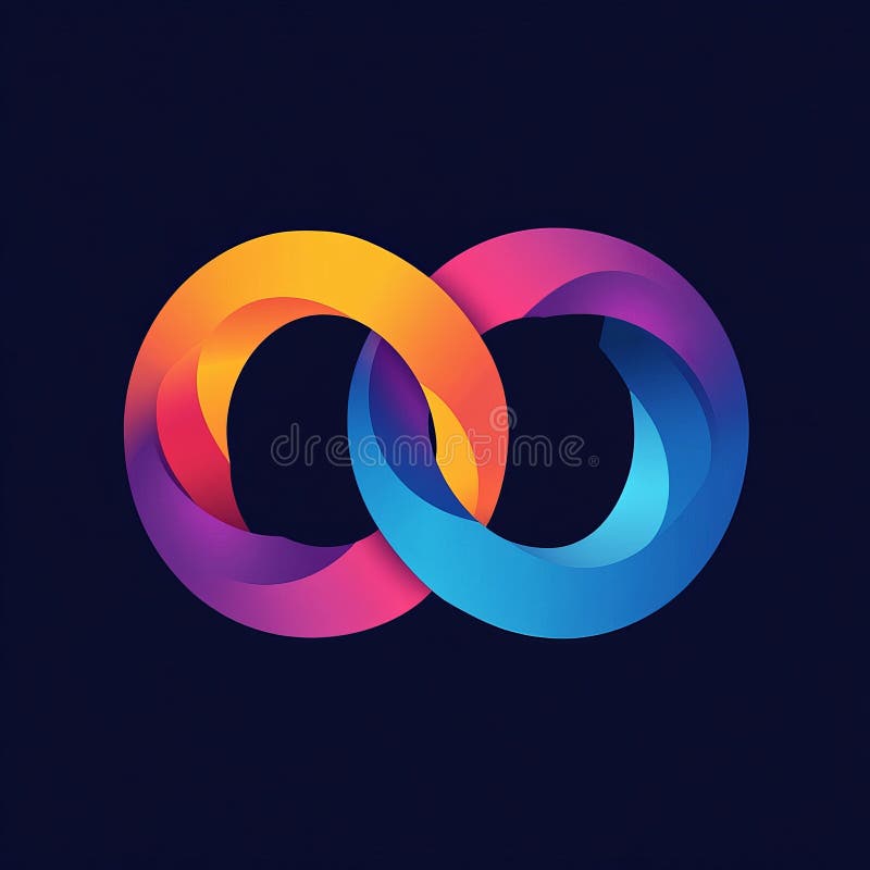 Infinity Symbol, Abstract Design, Vector Illustration Eps 10. Stock ...