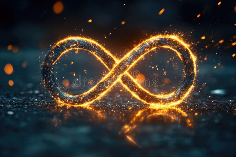 Infinity Symbol Animation stock photo. Image of loop - 363550804