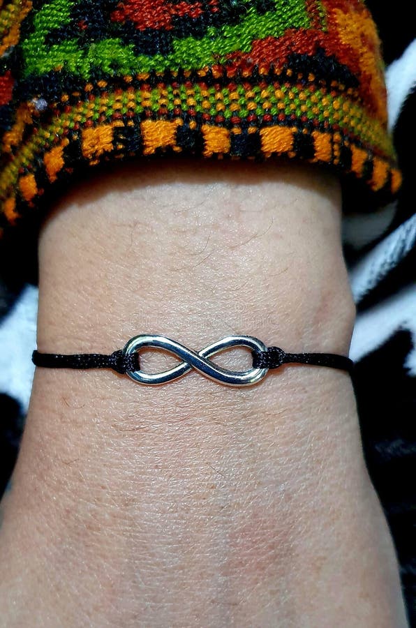 Infinity Symbol Bracelet Picture Stock Image - Image of infinity ...