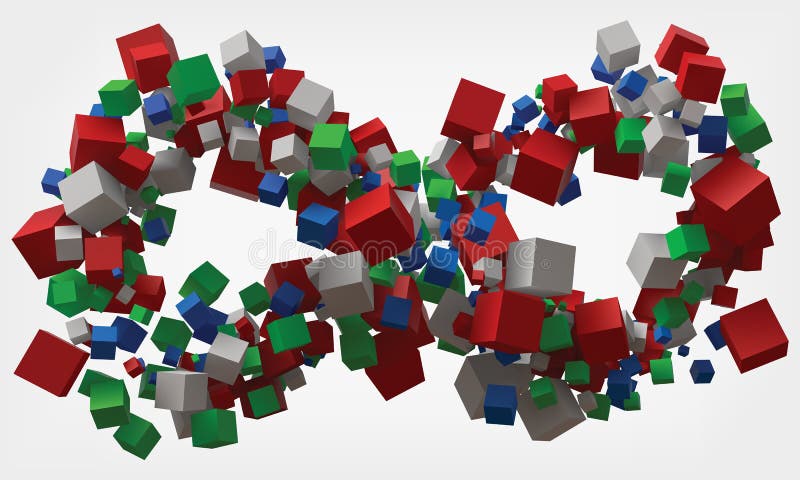 Infinity symbol stock illustration. Illustration of metalic - 42363689