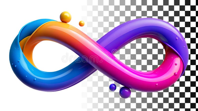 Infinity Symbol, Endless Loop and Timeless Icon Png Transparent Image ...