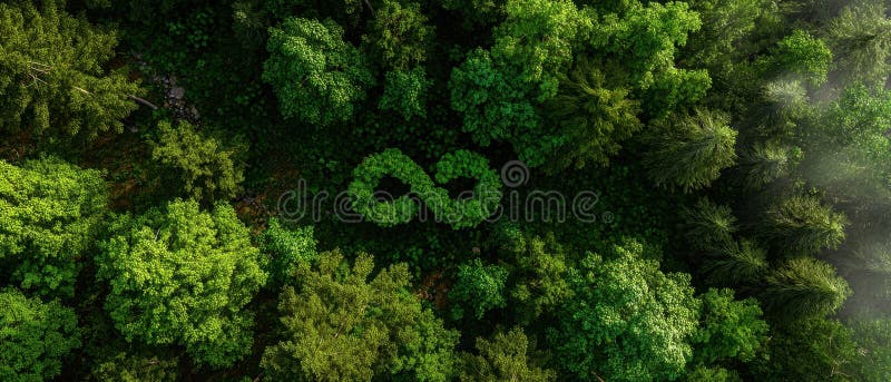 The Infinity Symbol Formed by Lush Green Trees in a Vibrant Forest AI ...