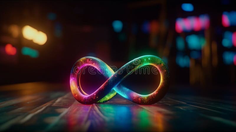 Infinity Symbol. Generative Ai Stock Illustration - Illustration of ...