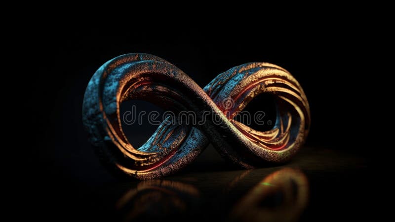 Infinity Symbol. Generative Ai Stock Illustration - Illustration of ...