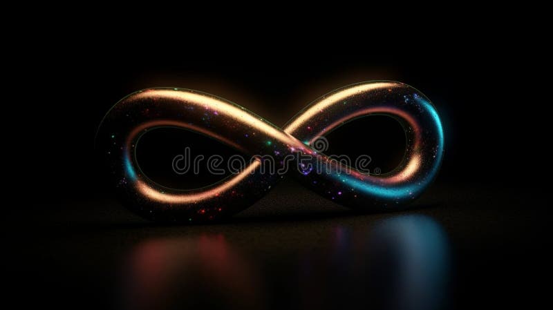 Infinity Symbol. Generative Ai Stock Illustration - Illustration of ...