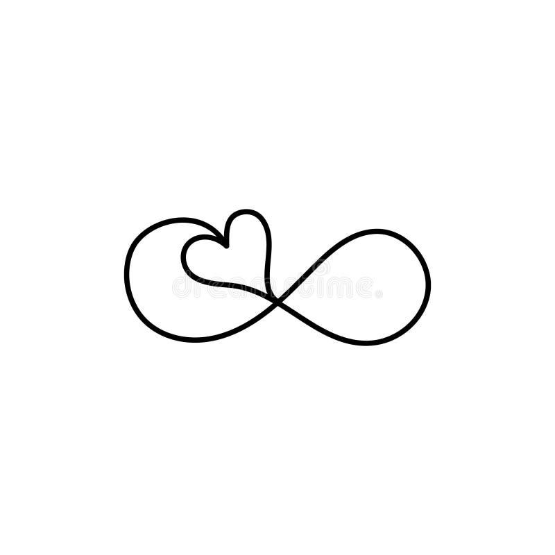Infinity Heart Symbol Stock Illustrations – 4,324 Infinity Heart Symbol ...