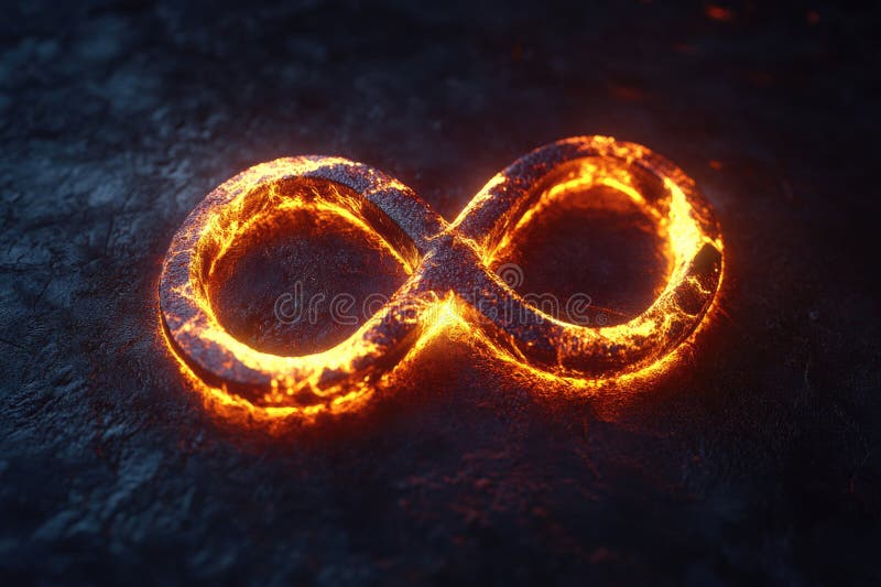Infinity Symbol on Ice stock image. Image of symbol - 358935711