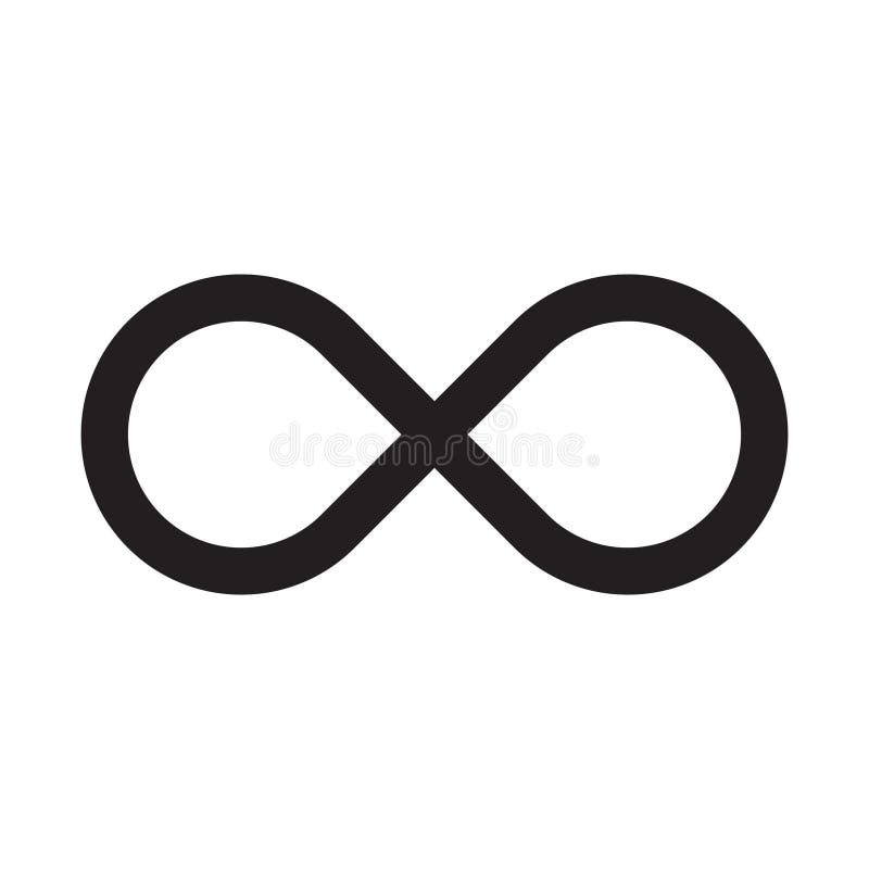 Infinity Symbol Icon. Bold Black Outline. Simple Geometric Design. Loop ... Infinity Symbol Icon. Bold Black Outline. Simple Geometric Design. Loop ...