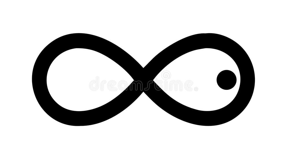 Infinity Symbol Icon, Endless Loop Math Graphic, Vector Design ...