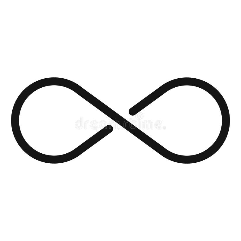 Infinity Symbol Icon for Limitless Potential Stock Vector ...