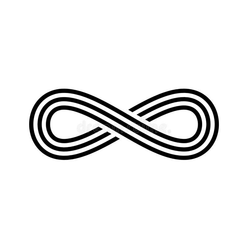 Infinity Symbol Icon. Representing the Concept of Infinite, Limitless ...