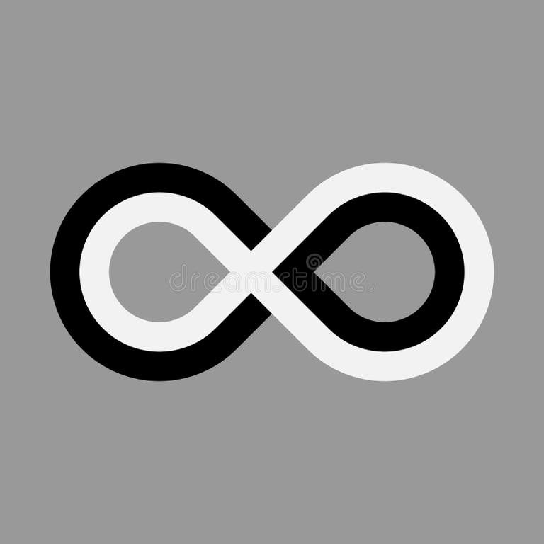 Infinity Symbol Icon. Representing the Concept of Infinite, Limitless ...
